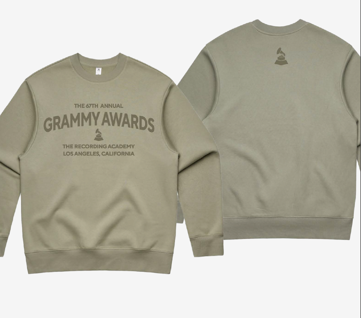 67th Grammy Official Logo Crewneck Grammy Museum Store