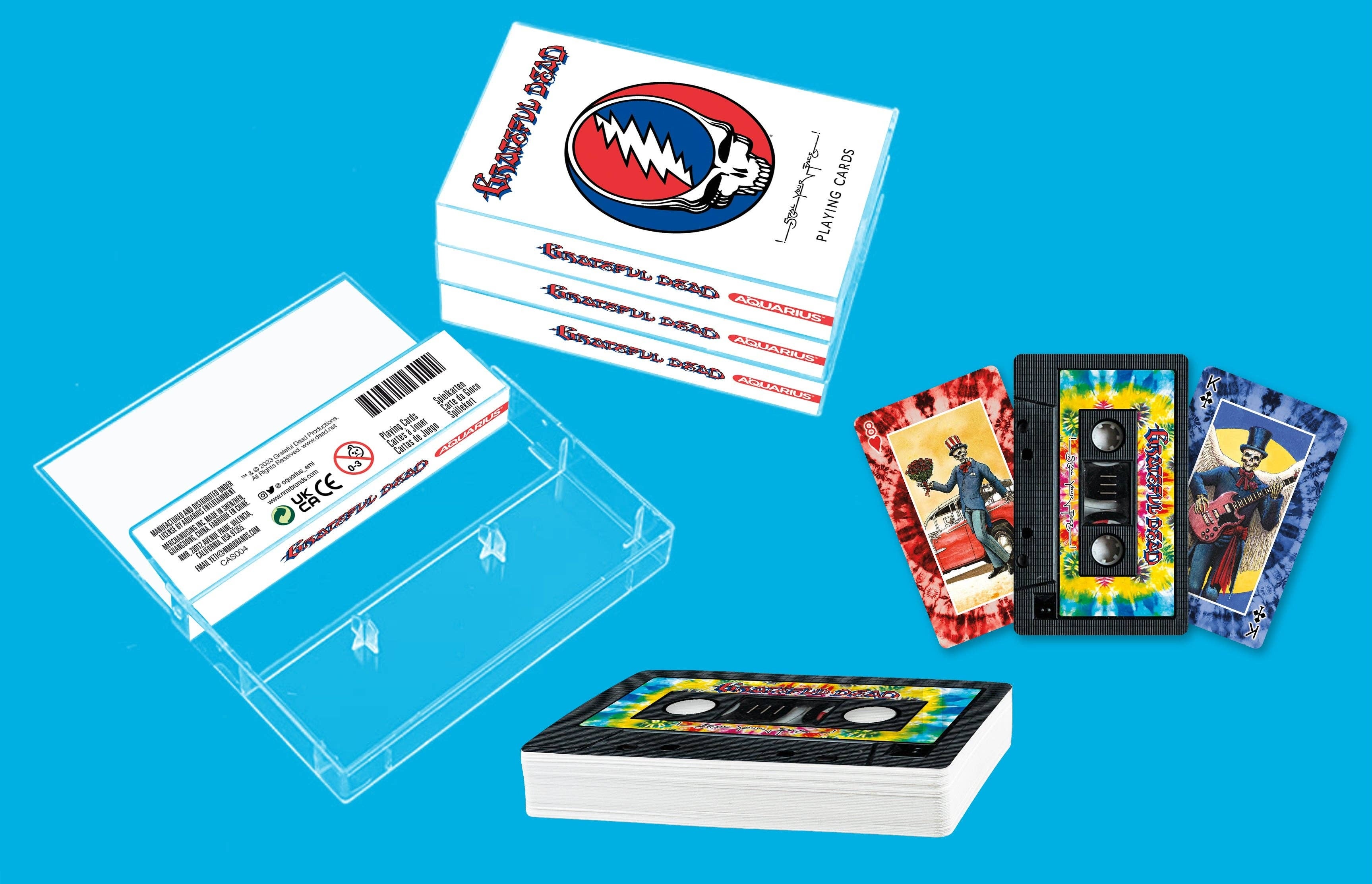 Grateful Dead Cassette Playing Cards GRAMMY Museum Updated Theme Grateful Dead Cassette Playing Cards GRAMMY Museum Updated Theme