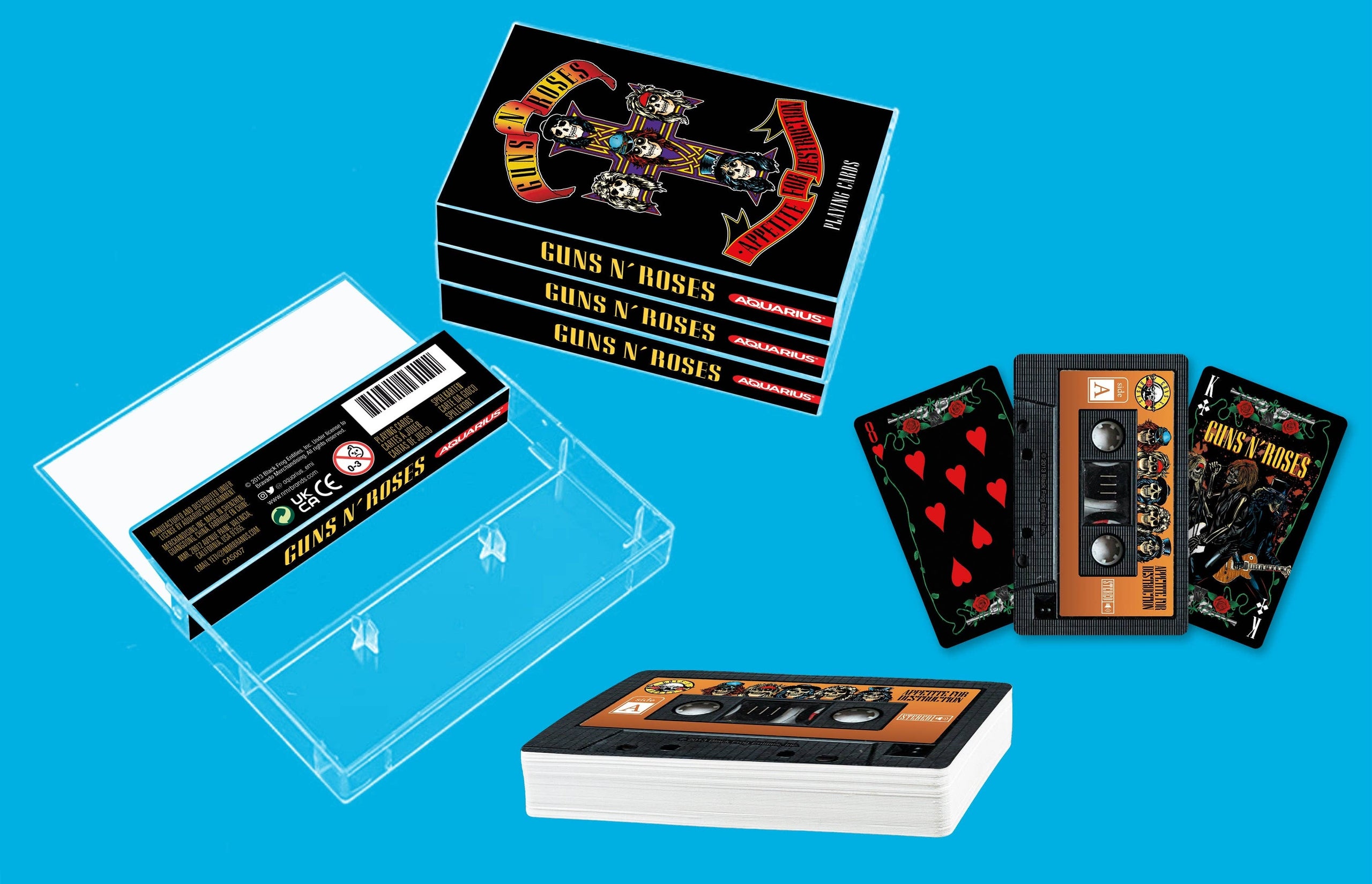 Guns N Roses Cassette Playing Cards PDQ GRAMMY Museum Updated Theme guns-n-roses-cassette-playing-cards-pdq-grammy-museum-updated-theme